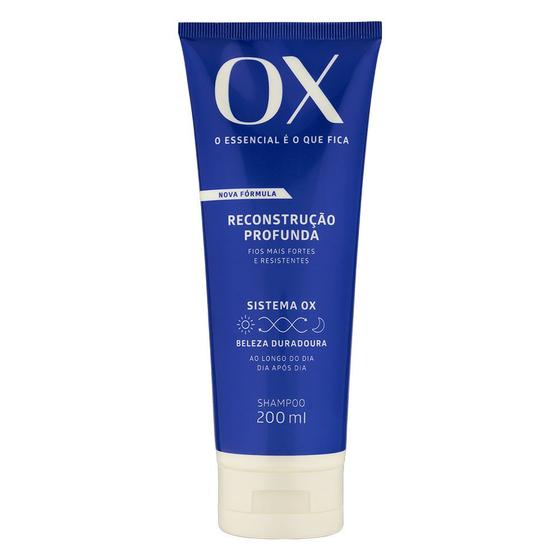 Shampoo OX Cosmeticos Reconstrução Profunda - Shampoo Sustentável ...