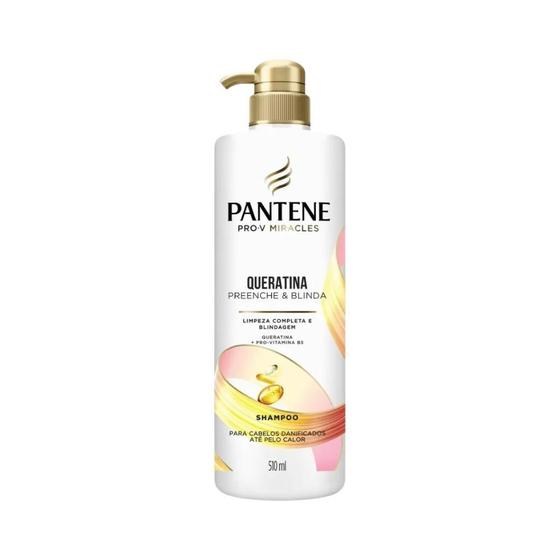 Shampoo Pantene 510Ml Pump Queratina - Shampoo - Magazine Luiza