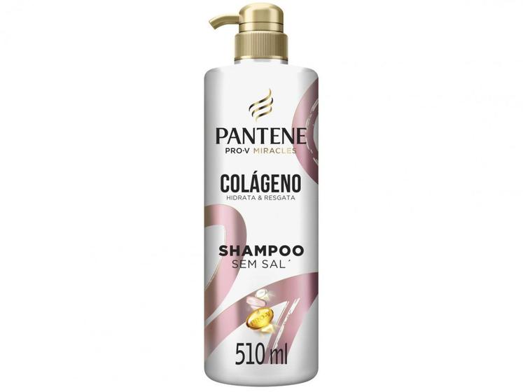 Shampoo Pantene Pro-V Miracles - Colágeno Hidrata e Resgata 510ml - Shampoo - Magazine Luiza