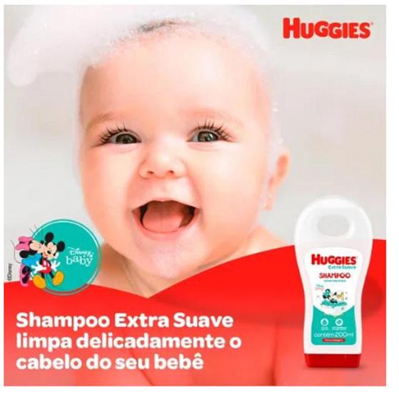 Shampoo para bebe Huggies Extra Suave de 200ml - Shampoo Infantil ...