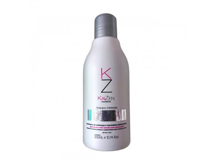Shampoo Platinum Blond Infinity Desamarelador Kaizen 300ml - Kaizen ...