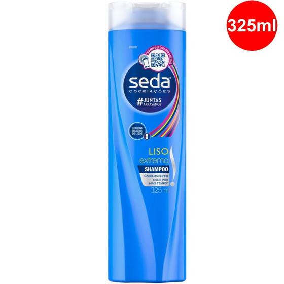 Shampoo Seda Liso Extremo 325ml - UNILEVER - Shampoo - Magazine Luiza