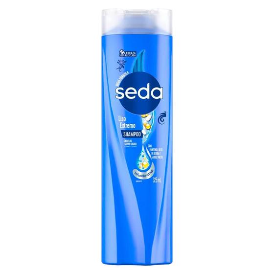 Shampoo Seda Liso Extremo Cabelos Super Lisos! 325ml - Shampoo ...