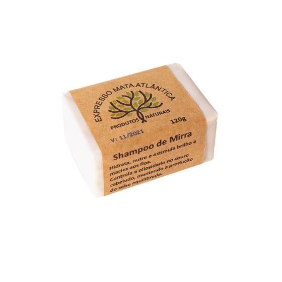 Shampoo Sólido Vegano de Mirra Expresso Mata Atlântica - Shampoo ...