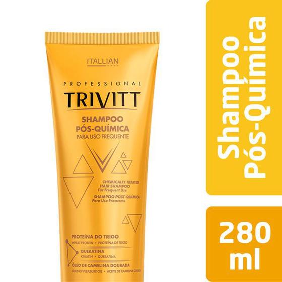 Shampoo Trivitt Pós-Química Uso Frequente 280ml - Shampoo - Magazine Luiza
