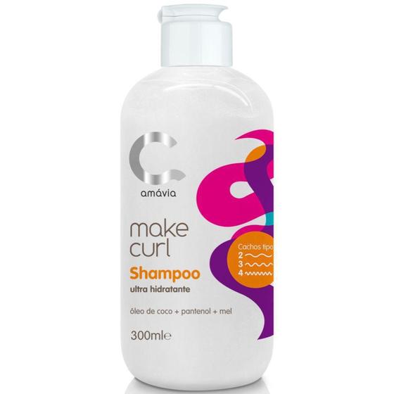 Shampoo Ultra Hidratante Make Curl Amávia 300ml - Shampoo - Magazine Luiza