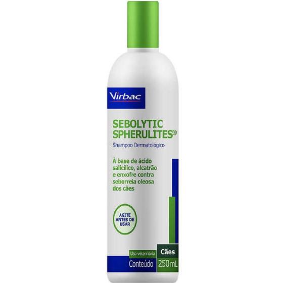 Shampoo Virbac Sebolytic Spherulites para Seborreia - 250 ml - Outros ...