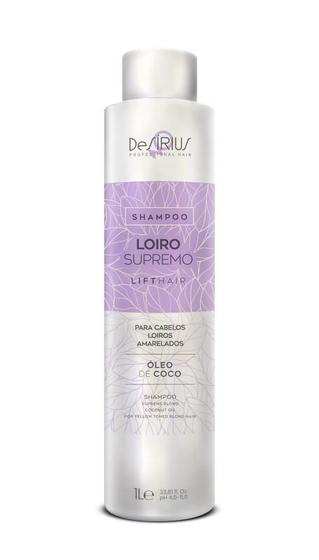 SHAMPShampoo De Sírius Lift Hair Loiro Supremo Shampoo Matizador Efeito ...