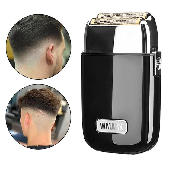 Shaver Profissional Wmark Barbeador Elétrico Lançamento Full Metal ...