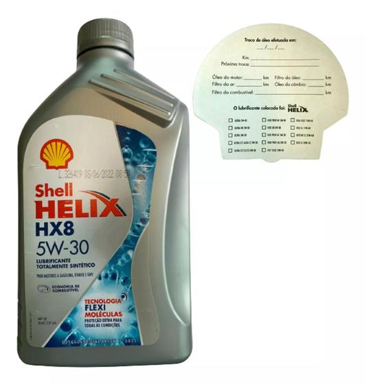 Shell Helix Hx8 5w30 Motor Api Sp 100% Sintético - Lubrificantes ...