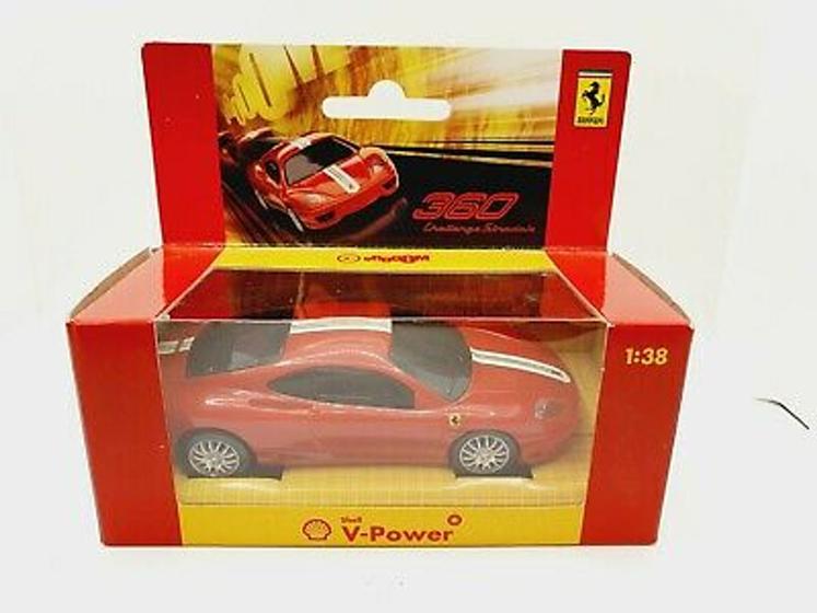 Shell V-Power - Ferrari 360 Challenge Stradale - Escala 1:38 - Mattel ...