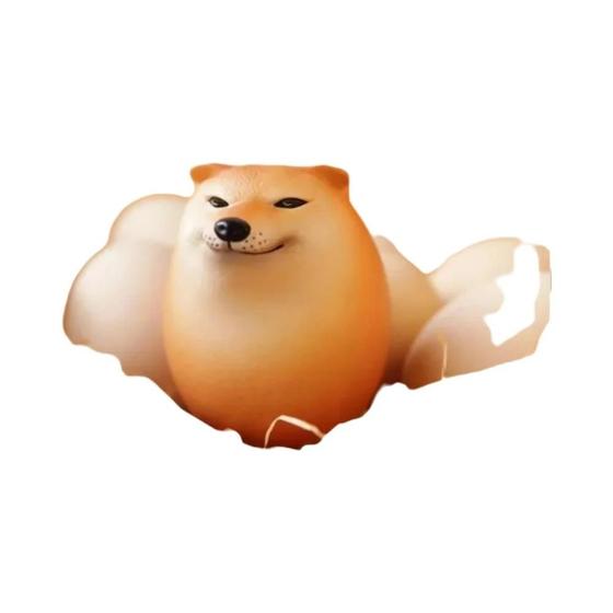 Shibako Dog Egg Squishy Fidget Toy Realista Shiba Inu Decoração De Mesa ...