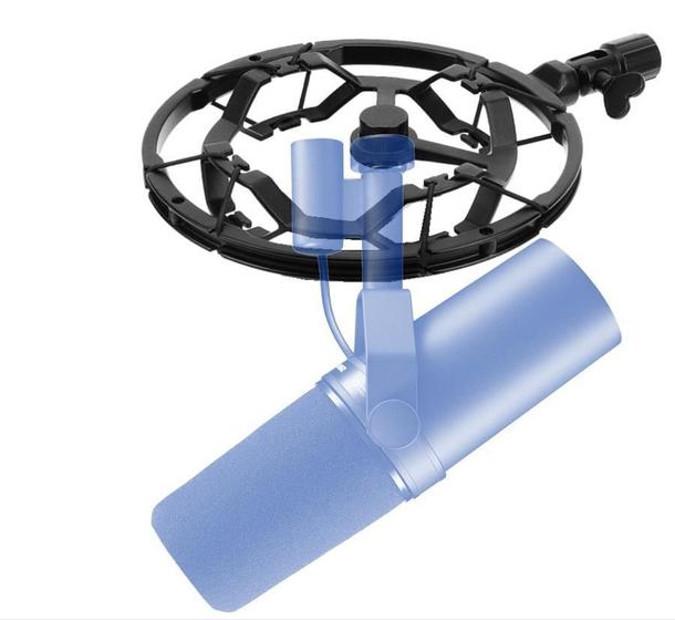 Shockmount/Aranha P/Microfone Condensador Shure Sm7B/Mv7 - Aj Som ...
