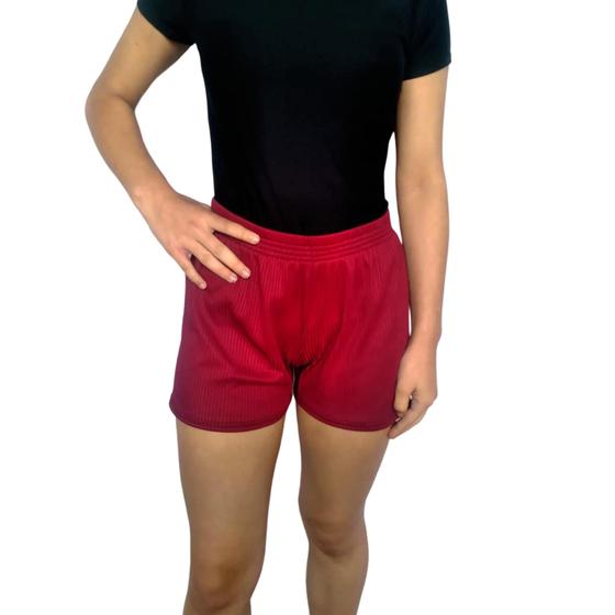 Short Feminino Curto Soltinho Elástico Liso Canelado Pp ao Plus Size ...