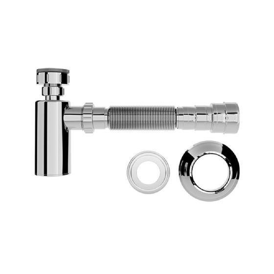 Sifão copo cromado para lavatório blukit - Sifão Universal - Magazine Luiza