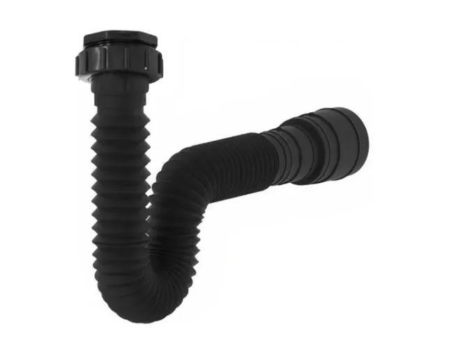 Sifão Sanfonado Flexível Preto Cozinha Pia Banheiro Tanque - Delflex ...