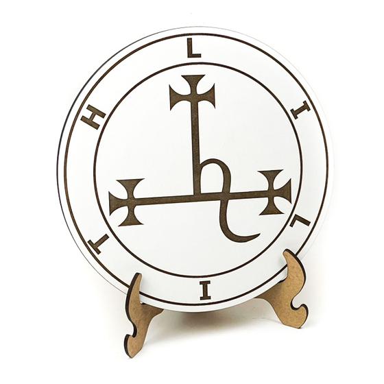 Sigilo Lilith 12 Cm C/ Suporte Deusa Lilith Ritual - A Papisa - Suporte ...