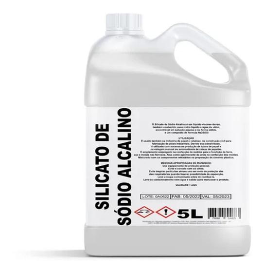 Silicato De Sódio Alcalino Galão 5 Litros Produtos Limpeza - Alquimia ...