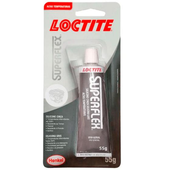 Silicone Acético Sl 596 Cinza Alta Temperatura 55g Loctite - HENKEL ...