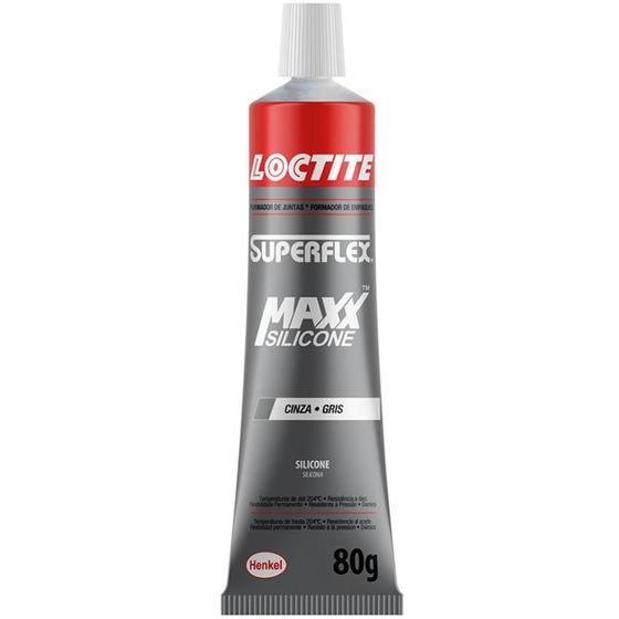 Silicone Alta Temperatura 2596340 Superflex Maxx 80g Cinza Loctite ...