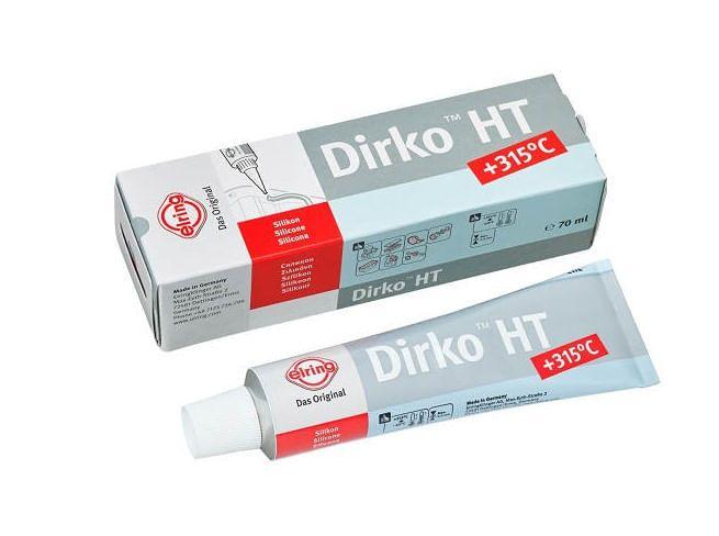 Silicone Alta Temperatura Cinza forma juntas Elring Dirko até 315 graus ...