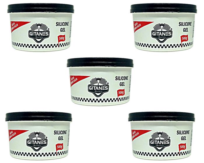 Silicone Em Gel Para Bancos De Couro Painéis Para-choques GITANES 500g - 05 Unid. - Gitanes ...