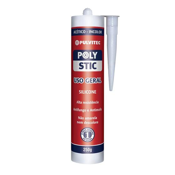 Silicone Selante Acético Uso Geral 250g Incolor Pulvitec ...
