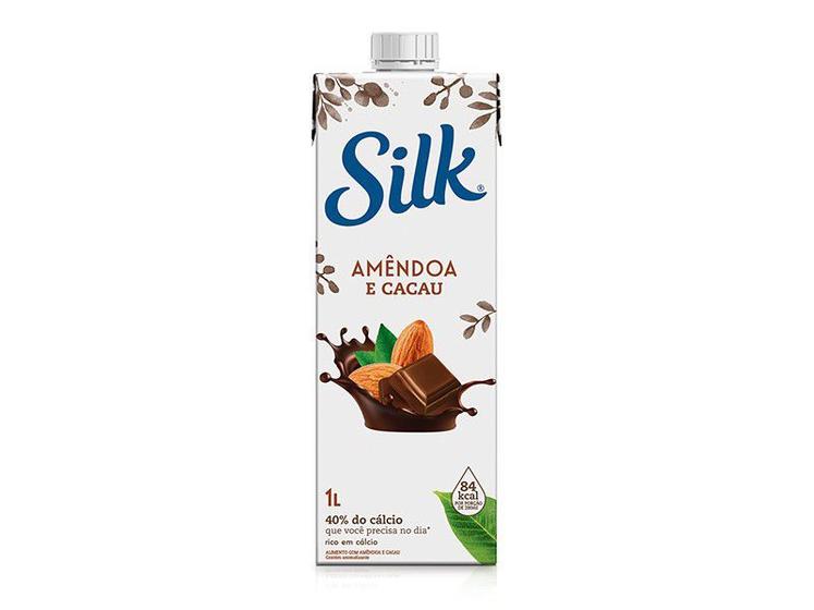 Silk Leite de Amêndoas e Cacau (1Litro) - Danone - Bebida Vegetal ...