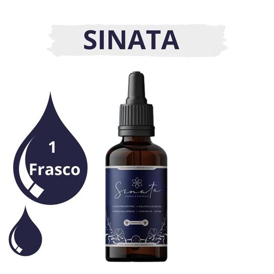Sinata Natural Para Pele 30 Dias De Tratamento 1frasco - Sérum para o ...