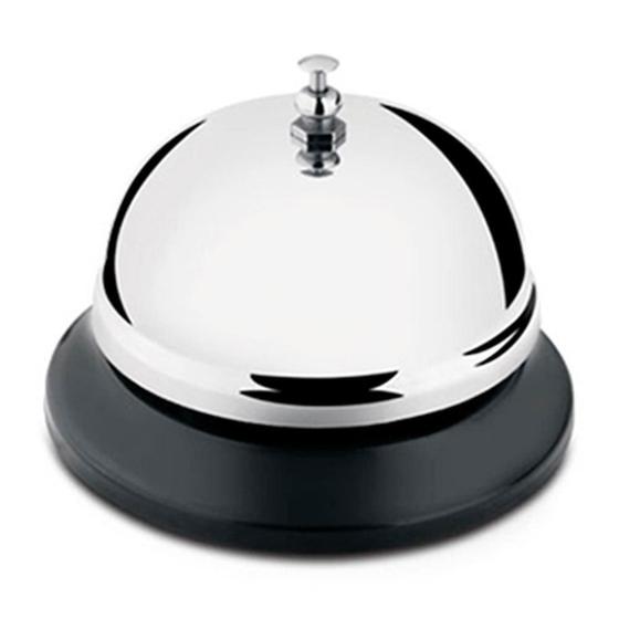 Sineta de Mesa Aço Inox Cis SN 100 - BRW - Campainha - Magazine Luiza