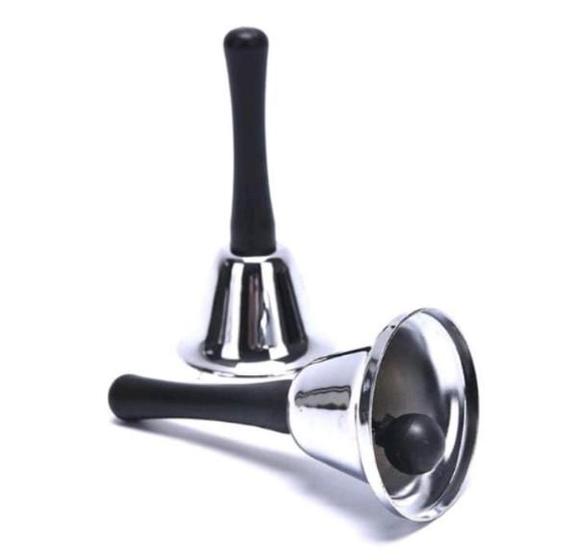 Sineta de Mesa Inox, Sino, Campainha, Chama Atenção, Ideal para sua ...