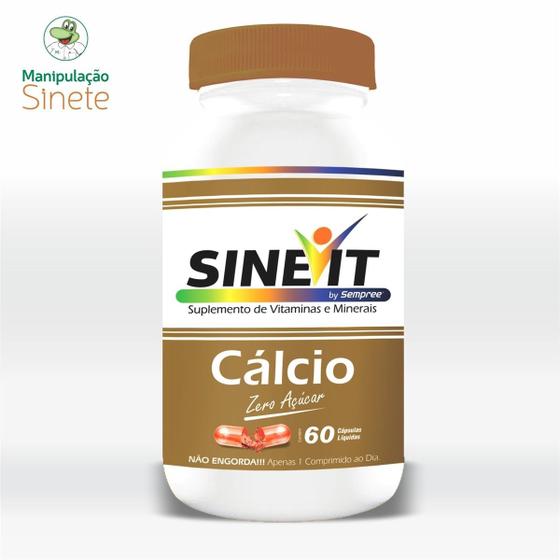 Sinevit Calcio 60 Caps - Sinete Cirúrgica Brasil - Cálcio - Magazine Luiza