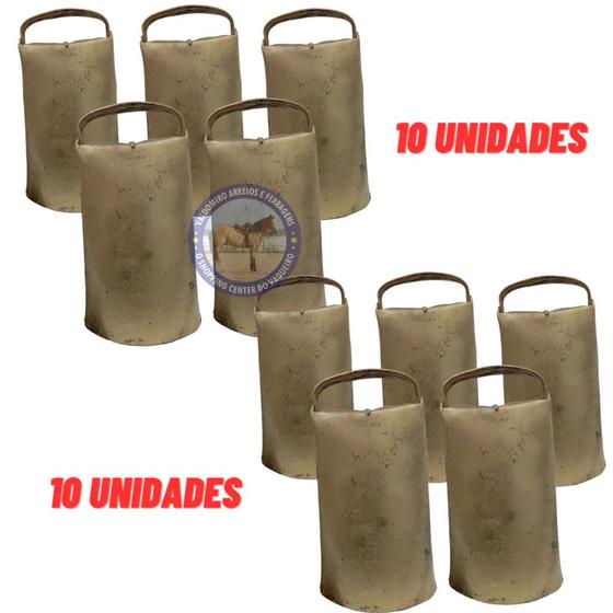 Sino Cincerro Boi Vaca Chocalho Pe De Serra Grande 20 Cm 10 unidades ...
