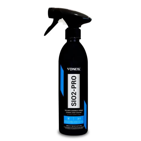 SiO2 Pro Vonixx Selante Cerâmico Spray Manutenção Vitrificador Pintura ...