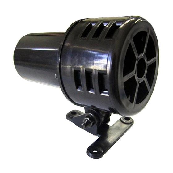 Sirene Mecânica Rotativa Dni Som Contínuo Preta - Sirene de Incêndio ...