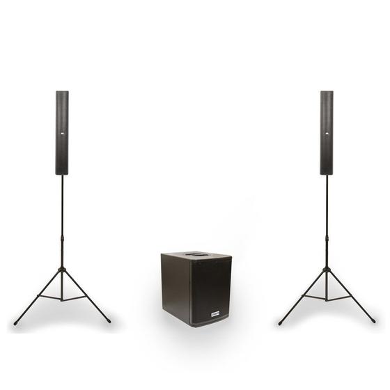 Sistema de Som PA Vertical 700W DVA1200 - DBR - Caixas de Som ...