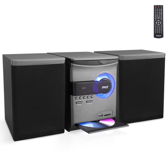 Sistema de Som Pyle 30W com Bluetooth, CD e Rádio FM - Mini System ...