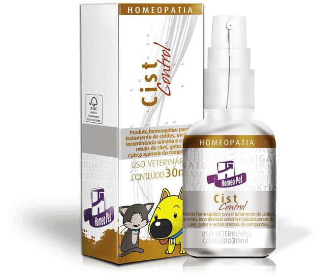 Sistema de Terapia Homeopático Homeopet Cist Control 30ML - REAL H - Farmácia Pet - Magazine Luiza