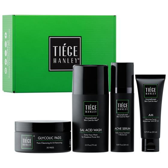 Sistema de tratamento da acne Tiege Hanley TiegeClear Level 2 Men - Kit ...