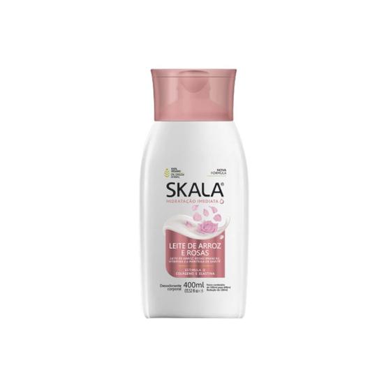 Skala Rosas e Amêndoas Hidratante Corporal 400ml - Hidratante Corporal ...