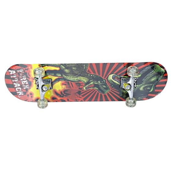 Skate Infantil Dinossauro Completo Com Proteção - DM Radical - Skate ...