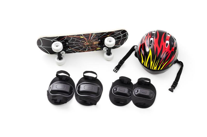 Skate infantil jr radical shape com lixa completo iniciantes aranha ...