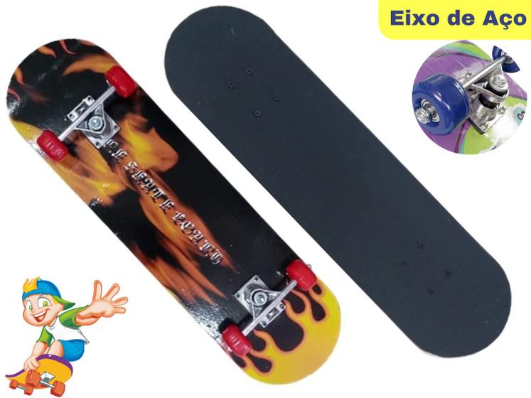 Skate Infantil Radical para Menino e Menina Iniciante Montado Completo ...