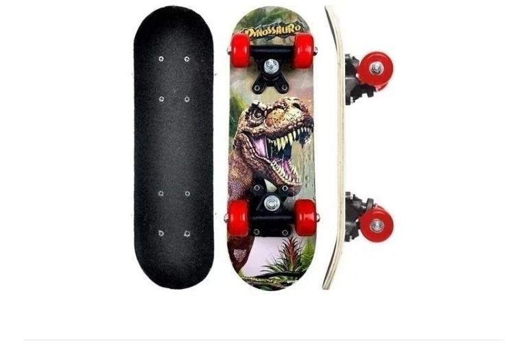 Skate Para Iniciantes Dinossauro Infantil Dm Radical Jr 30kg - Skate ...