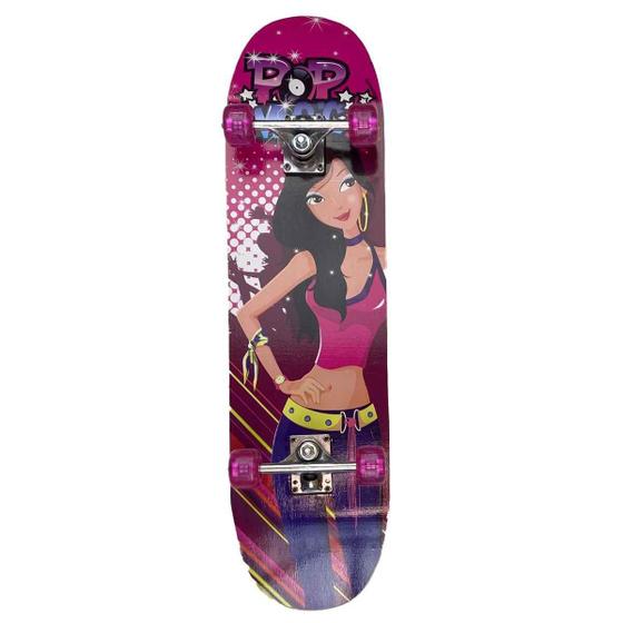 Skate Skt Sk8 Infantil Criança +6 Anos Até 70kg Fenix Iniciante Shape 7 ...
