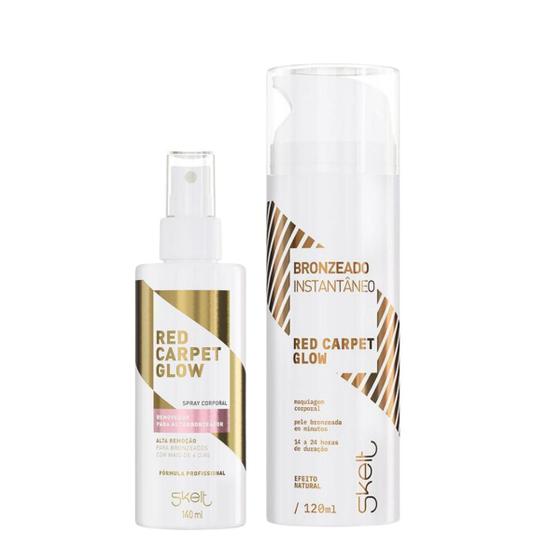 Skelt Bronzeado Instantâneo Autobronzeador Corporal 120ml e Removedor ...