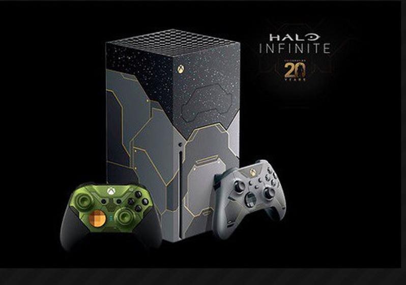 Skin Adesivo Compatível XBOX SERIES X Halo 20 Years Celebrations ...