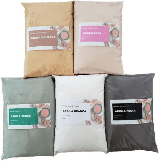 Skin Care Argila Em Pó Puro 6kg 100% Natural Tratamento P/ Todos Os ...