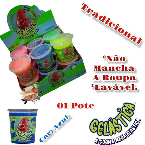 Slime Amoeba Geleca Geleinha Gelastica 01 Pote - Luccas Neto - Brilha ...