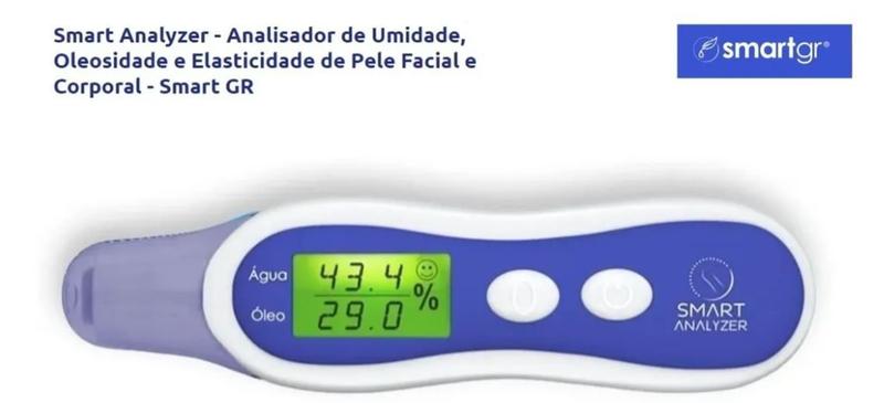 Smart Analyzer Analisador De Umidade Oleosidade Elasticidade - SMART GR ...
